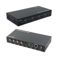 China HDMI 4X4 4k Matrix Switcher 4K60Hz With SPDIF Audio AV Matrix For 4 Ultra HD Displays for sale