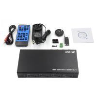 China HDMI 4X4 4k Matrix Switcher 4K60Hz With SPDIF Audio AV Matrix For 4 Ultra HD Displays for sale
