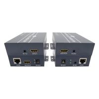 China 120m 4K HDMI Extender Over Cat6 Cat6e Cable With HDMI Loop Out IR Control for sale