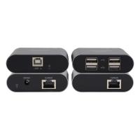 China 50m USB2.0 HDMI Extender Over Single Cat5e Cable Hdmi Over Cat6 for sale