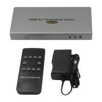 China HDMI 4x1 Quad Multi Viewer Support IR Control DC12V/2A Power Adapter for sale