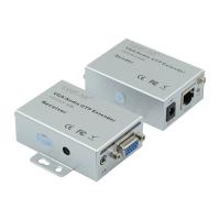 China 100M Adaptive VGA Audio CAT5 Extender For Digital Signage Applications for sale