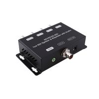 China HD/SD-SDI 1 to 4 Distribution Amplifier Repeater with Audio 75 ohms Output Impedance for sale