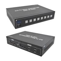 China 1X4 1X3 1X2 2X1 3X1 4X1 UHD TV Wall Processor for Max. 3840x2160 60Hz Input Resolution for sale