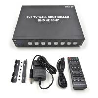 China 4K 2X2 Video Wall Controller for Control Room 1X4 Video Wall Display 3.5mm Audio Output for sale