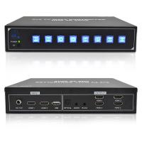China 4K HDMI Video Wall Processor 2X2 Supports USB Auto Display for 4 UHD TVs 4K 60Hz LED Video Wall for sale
