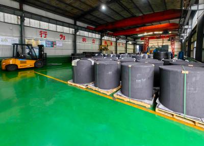 China 1.82 g/cc Density 60 Mpa Flexural Strength Isostatic Graphite Block for sale