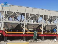 China YHZS60 Mobile Concrete Batching Plant with JS1000 Mixer - 60m³/h Capacity, 85.5kW Power for sale