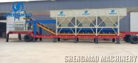 China YHZS60 Mobile Concrete Batching Plant with JS1000 Mixer - 60m³/h Capacity, 85.5kW Power for sale