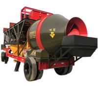 China SMMB45 Mobile Concrete Batching Plant - 20-100 m³/h Capacity with Electric Power and Trailer Mounting for sale