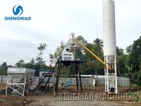 China Stationary Concrete Batching Plant HZS25-HZS240 with 25-240 m³/h Capacity and Computer Control System for sale