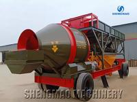 China Mobile Concrete Batching Plant with Cement Silo - 20 to 100 m³/h Capacity, No Foundation Required for sale