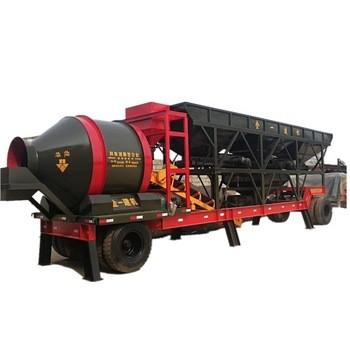 China Mobile Concrete Batching Plant 20-100 m³/h Capacity with Drum or Twin-Shaft Mixer Options for sale