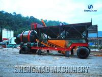 China Mobile Concrete Batching Plant 20-100 m³/h Capacity with Drum or Twin-Shaft Mixer Options for sale