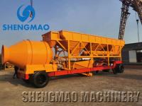 China Mobile Concrete Batching Plant 20-100 m³/h Capacity with Drum or Twin-Shaft Mixer Options for sale