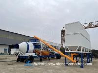 China YHZM20 Mobile Concrete Batching Plant 20m3/h Automatic Operation No Foundation Needed for sale