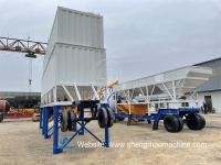 China YHZM20 Mobile Concrete Batching Plant 20m3/h Automatic Operation No Foundation Needed for sale