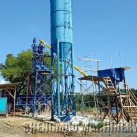 China HZS Stationary Concrete Batching Plant 25-180 m³/h Capacity with Skip Hoist and Belt Conveyor Options for sale
