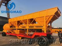 China YHZM60 Mobile Concrete Batching Plant 60m3/h No Foundation Wet Concrete Mixing for sale