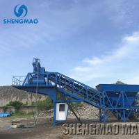 China YHZS60 Mobile Concrete Batching Plant 85kW Electric Batching Machine 17.7×3.6×8.2m CE Certified for sale