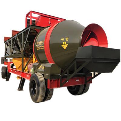 China YHZM30 30m3/H Mobile Concrete Batching Plant with 50T Silo and ±1% Weighing Accuracy for sale