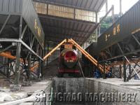 China Mobile Concrete Batching Plant 100m³/H with Horizontal Cement Silo - No Foundation Required for Easy Relocation for sale