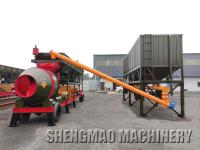 China Mobile Concrete Batching Plant 100m³/H with Horizontal Cement Silo - No Foundation Required for Easy Relocation for sale