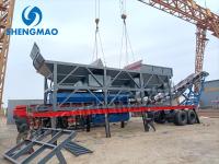 China Custom Mobile Dry Mix Plant with 7m³ Aggregate Batching & 5000L Water Tank for Concrete Production for sale