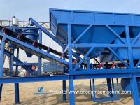 China Custom Mobile Dry Mix Plant with 7m³ Aggregate Batching & 5000L Water Tank for Concrete Production for sale