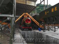 China RMC Mobile Concrete Batching Plant 20-120m³/h Capacity No Foundation Required Portable Mixing Equipment for sale
