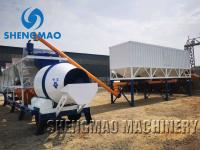 China YHZM Series Mobile Concrete Batching Plant - 20 to 100 m³/h Capacity with 50T Cement Silo for sale