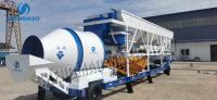 China YHZM Series Mobile Concrete Batching Plant - 20 to 100 m³/h Capacity with 50T Cement Silo for sale