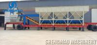 China Mobile Concrete Batch Plant with Twin Shaft Mixer - 25m³ to 75m³ Capacity Options for sale