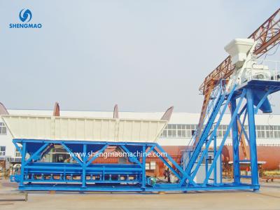 China Electric Concrete Batching Plant 34KW Power Foundation-Free Design with 25-75 m³/h Capacity for sale