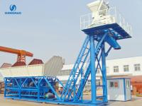China Electric Concrete Batching Plant 34KW Power Foundation-Free Design with 25-75 m³/h Capacity for sale