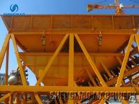China Mobile Concrete Batching Plant 20-120m3/h Twin Shaft Mixer Belt Conveyor for sale