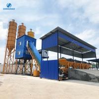 China HZS60 Stationary Concrete Batching Plant with Cooling System - 60 m³/h Production Capacity for sale