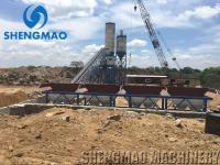 China HZS60 Stationary Concrete Batching Plant with Cooling System - 60 m³/h Production Capacity for sale