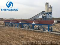 China HZS60 Stationary Concrete Batching Plant with Cooling System - 60 m³/h Production Capacity for sale