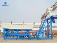 China Electric Concrete Batching Plant 34KW Power Foundation-Free Design with 25-75 m³/h Capacity for sale