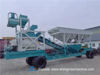 China 20-240m3/H Concrete Batching Systems Portable Mobile Machine for sale
