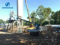 China HZS Stationary Concrete Batching Plant 50-180 m³/h Capacity with Skip Hoist and Belt Conveyor Options for sale
