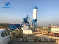 China HZS25 Mini Stationary Concrete Batching Plant 25m3/h Portable Cement Mixing Equipment for sale