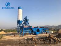 China HZS25 Mini Stationary Concrete Batching Plant 25m3/h Portable Cement Mixing Equipment for sale