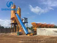 China HZS Belt Type Stationary Concrete Batching Plant with Computer Control System - 60 to 240 m³/h Production Capacity for sale