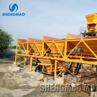 China HZS25 Hopper Bucket Stationary Concrete Batching Plant - 25m³/h Capacity, 65kW Electric Power for sale
