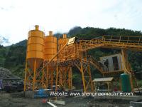 China HZG60 Dry Mix Concrete Batching Plant with 60 m³/h Capacity and 56 kW Power for Construction Projects for sale