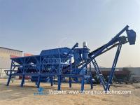 China Mobile Dry Mix Concrete Batching Plant 40-120 m³/h Capacity with 3.8-4.1m Discharge Height for Portable Construction for sale