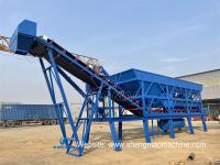 China YHZG60 Dry Mix Concrete Batching Plant 52kW Electric 40-60m³/h Capacity Mobile Design for sale