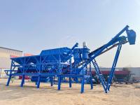 China Mobile Dry Mix Concrete Batching Plant 60m³/H Capacity Electric Powered with Remote Control for sale